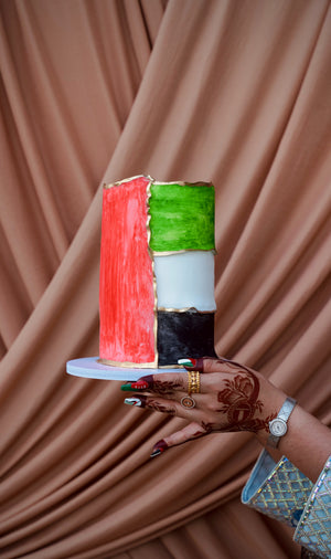 UAE Flag Cake for National Day Celebrations | Gateau Gourmet