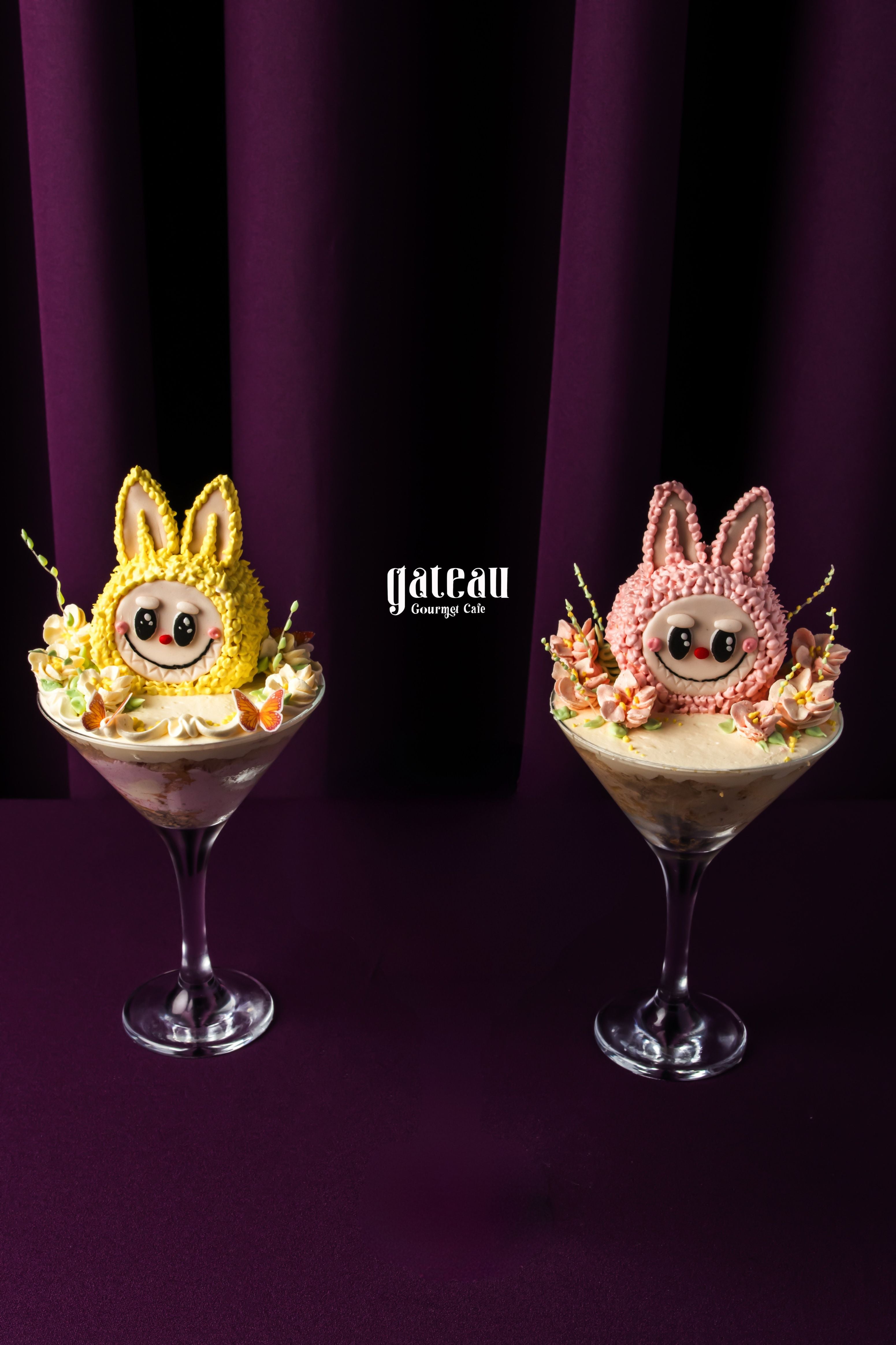 Labubu Cake in Goblet – Gateau Gourmet