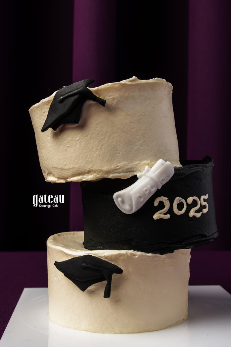 Three Level Nano Cake for Moving Up 2025 | Gateau Gourmet